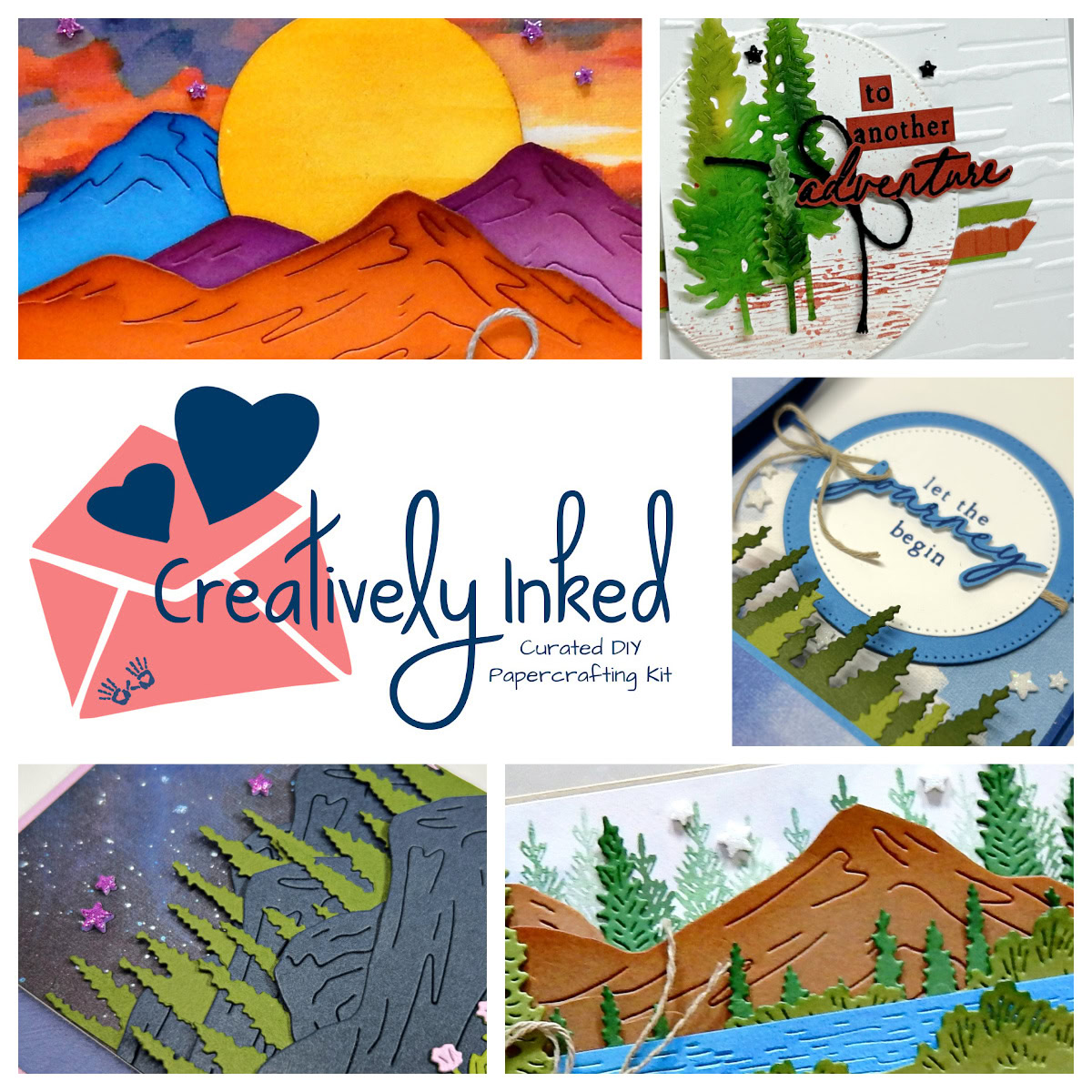 Creatively Inked - Scenic Adventure - Mel's Inky Fingers